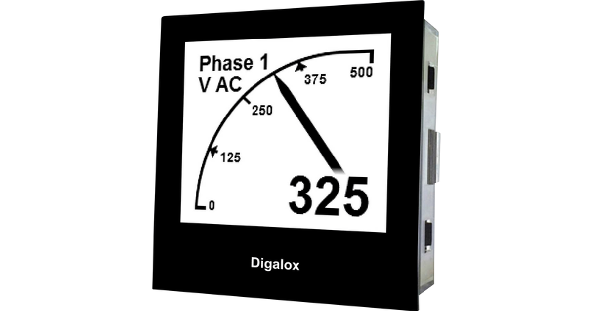 Tde Instruments Dpm72-Mpn Digital Rack-Mount Meter Digalox Dpm72-Mpn ...