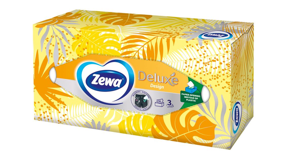 Salvrätik kosmeetiline Zewa 3-kihiline Deluxe Design 90tk/karp - Toilet ...