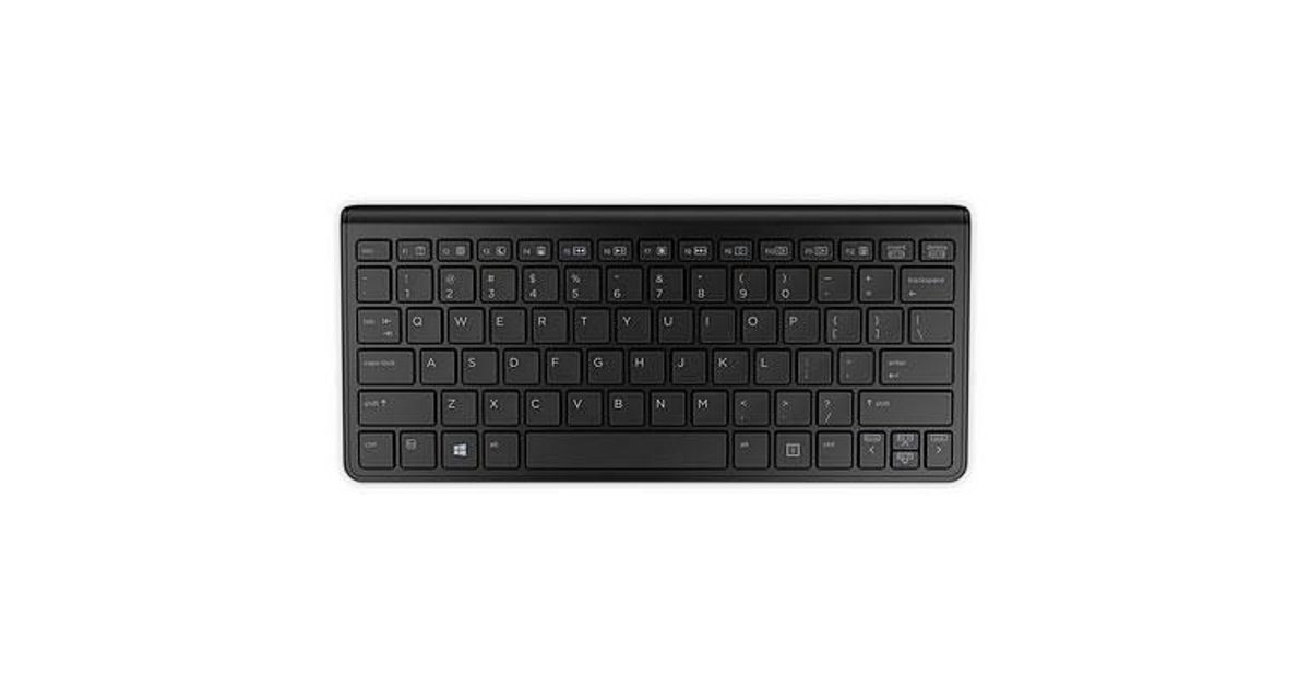 HP Slim Bluetooth SWE keyboard QWERTY Swedish Black - Keyboards - Input ...
