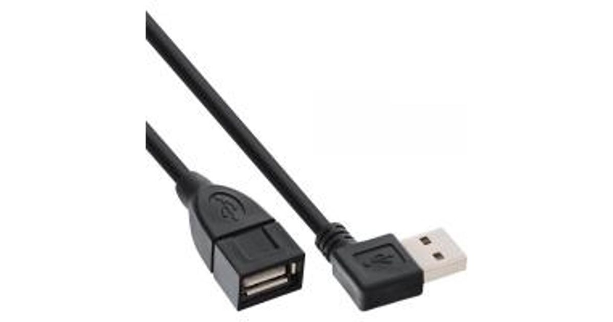 InLine USB A/USB A M/F 2m USB-kaabel USB 2.0 Must - USB kaablid ja ...