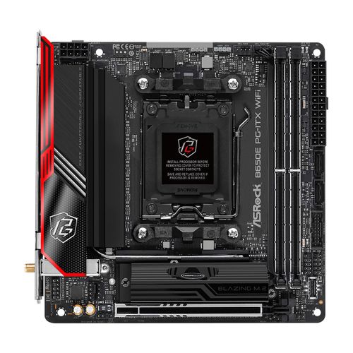 Asrock B650E PG-ITX WiFi AMD B650 Socket AM5 mini ITX - Motherboards ...