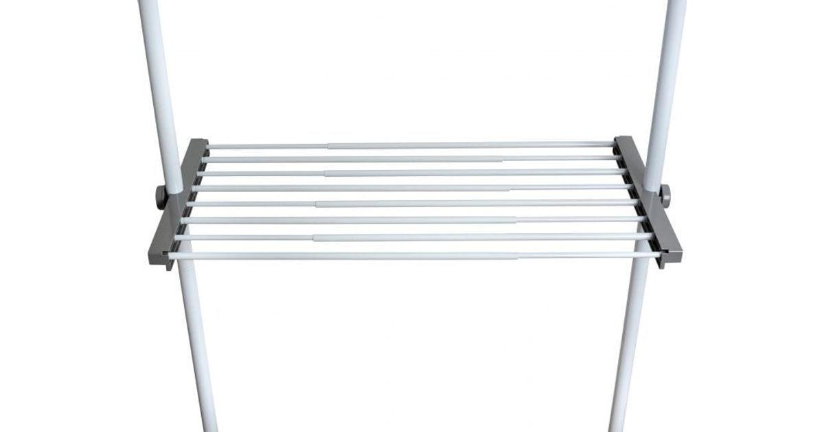 Weko riiul Herkules 73-120 x 42 cm valge roostevaba teras - Kapid ja ...