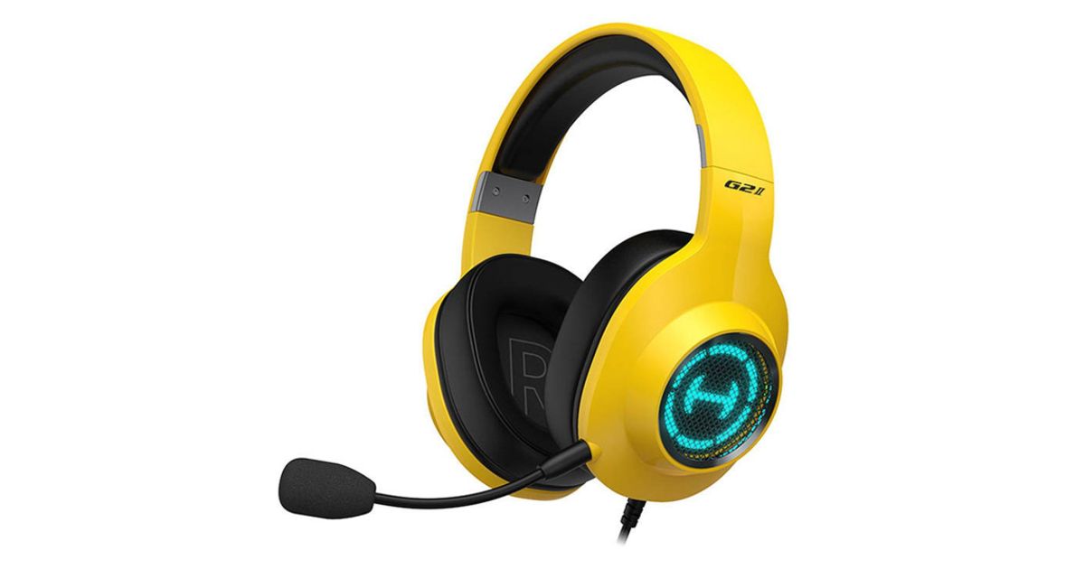 Edifier HECATE G2 II gaming headphones (yellow) - Mängurite kõrvaklapid ...