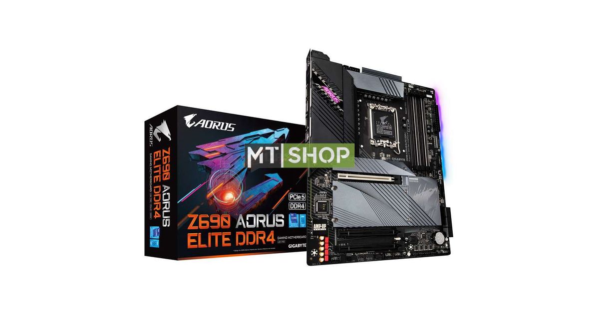 Gigabyte Z690 AORUS ELITE DDR4 (rev. 1.0) Intel Z690 LGA 1700 ATX ...