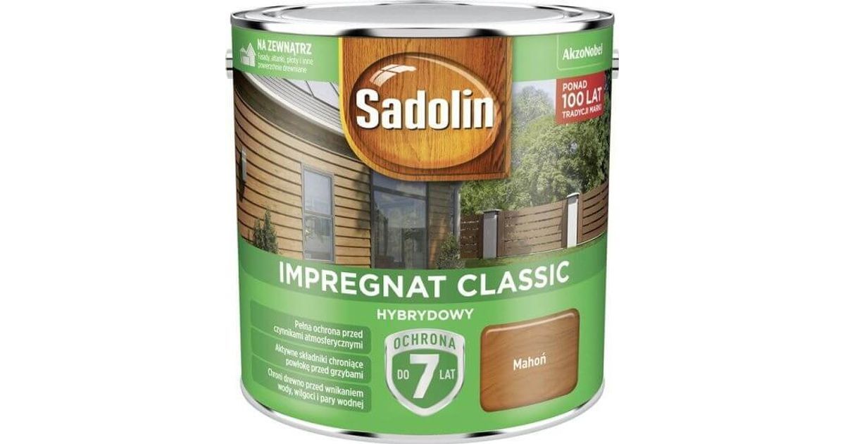 Sadolin SADOLIN CLASSIC HYBRID IMPREGNATION 7 YEARS MAHOGANY 2.5 - Gel ...