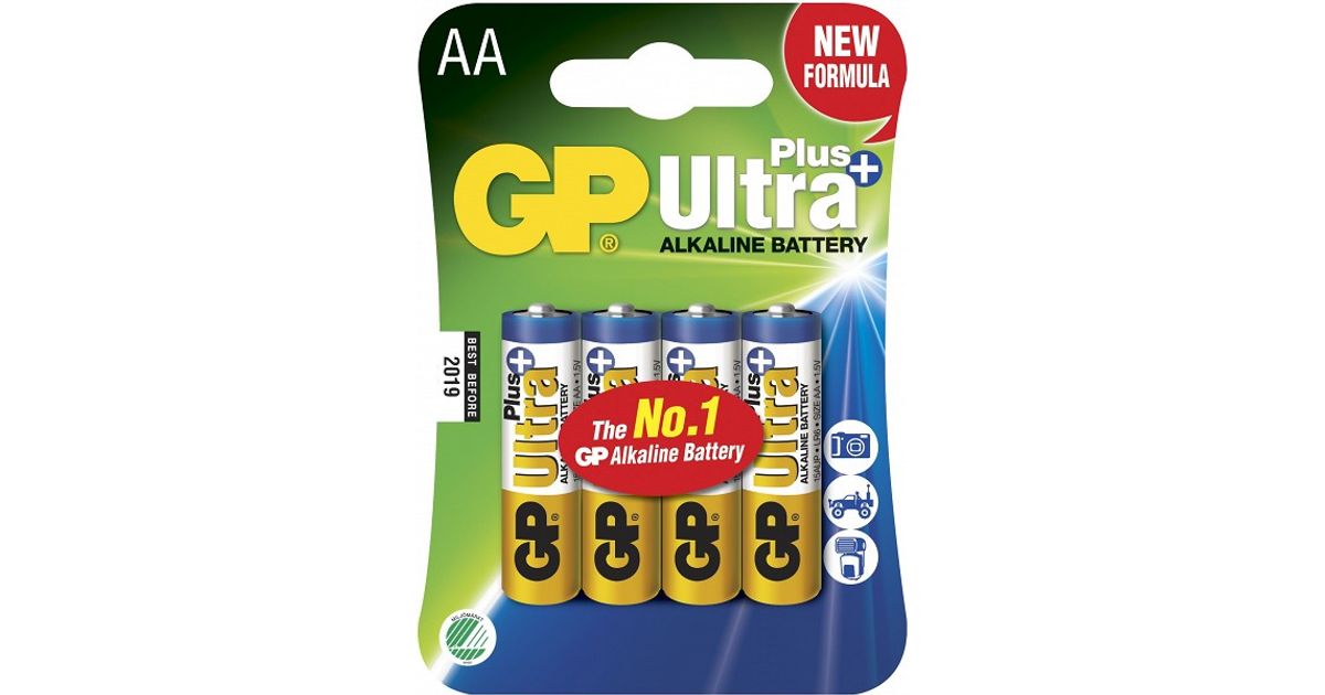 Patarei Gp Aa/Lr6 4Tk Ultra Plus Alkaline - Alkaline batteries ...