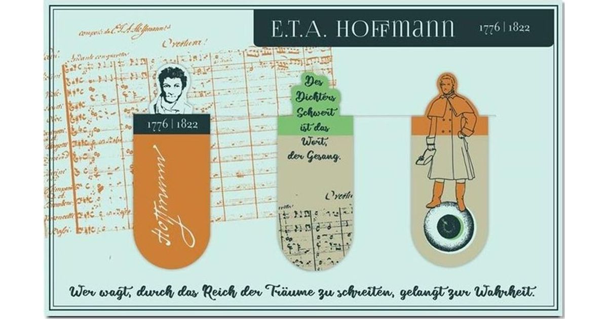 Moses Magnetic bookmarks - E.T.A. Hoffmann - Järjehoidjad ...