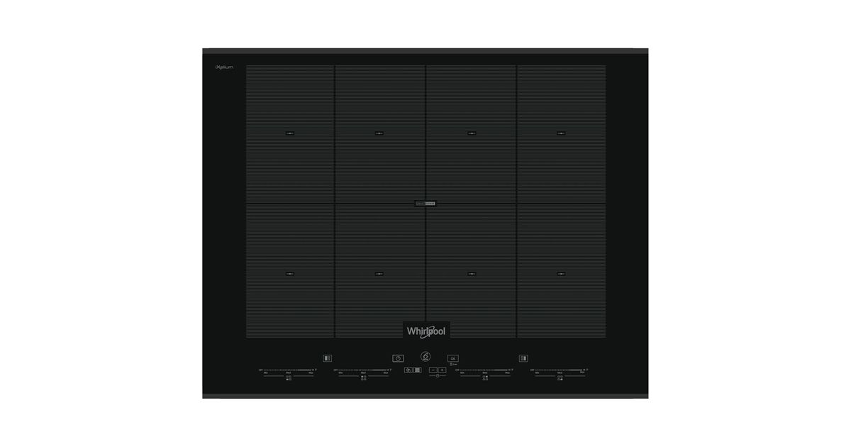 Whirlpool SMO 658C/BT/IXL Black Built-in 70 cm Zone induction hob 8 ...