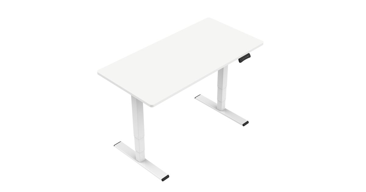 Tuckano ET225-W püsti töötamise laua alus Elektriline 2 jalg(ad) Valge ...