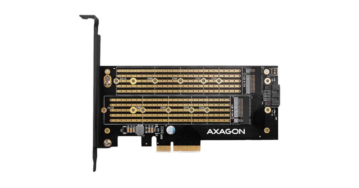 Axagon PCEM2-D liidesekaart/adapter Sisemine M.2, SATA - MT Shop