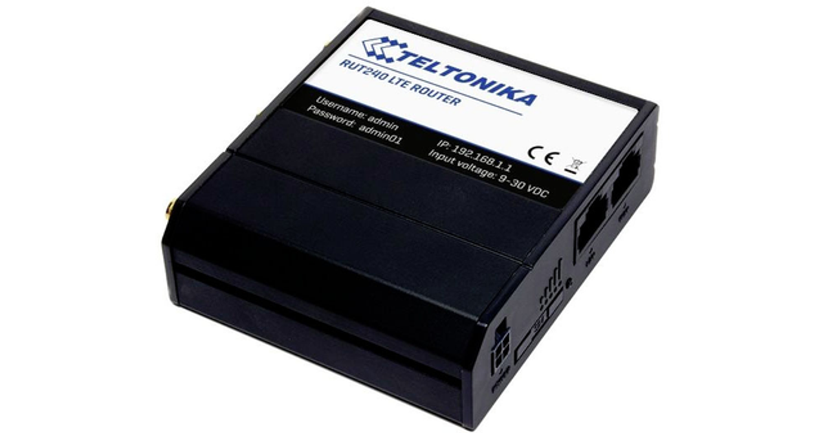 Teltonika Rut240 Wi-Fi Router Built-In Modem: Lte 150 Mb/S - MT Shop