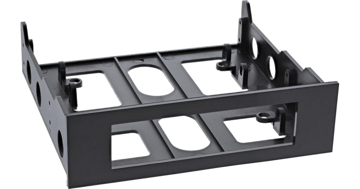 InLine Floppy installation frame with screws, black - Case modding - PC Cases - IT equipment ...