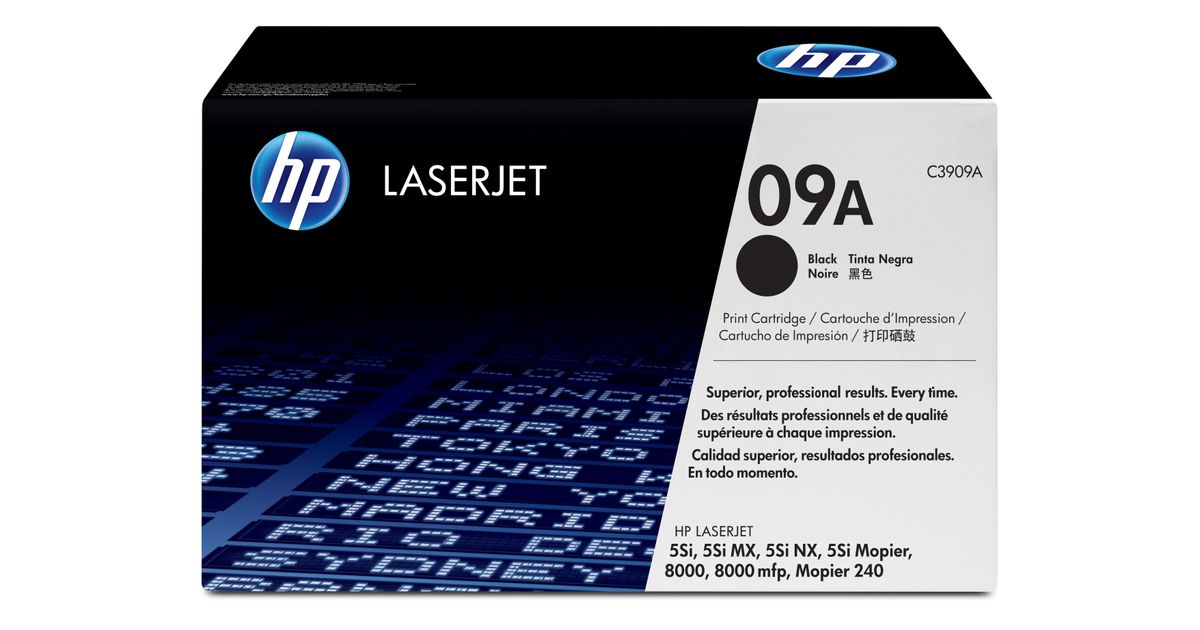 HP 09A Black Original LaserJet Toner Cartridge toonerikassett 1 tk ...