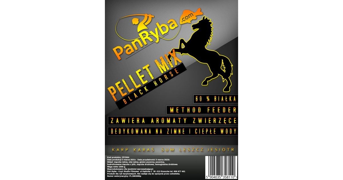 Pan Ryba Pellet Method Feeder Mix Black Horse Pan Ryba - MT Shop