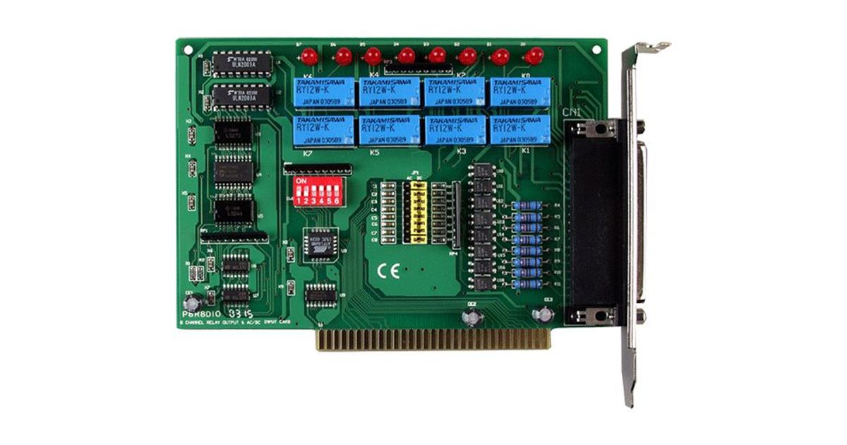 Moxa 8 ISOLATED INPUT/8 RELAY OUTPUTT P8R8DIO CR P8R8DIO CR - MT Shop