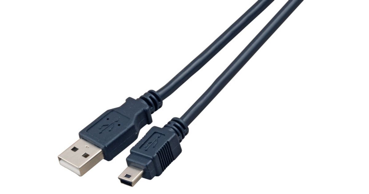 EFB Elektronik K5250SW.5V2 USB-kaabel 5 m USB 2.0 USB A Mini-USB B Must ...