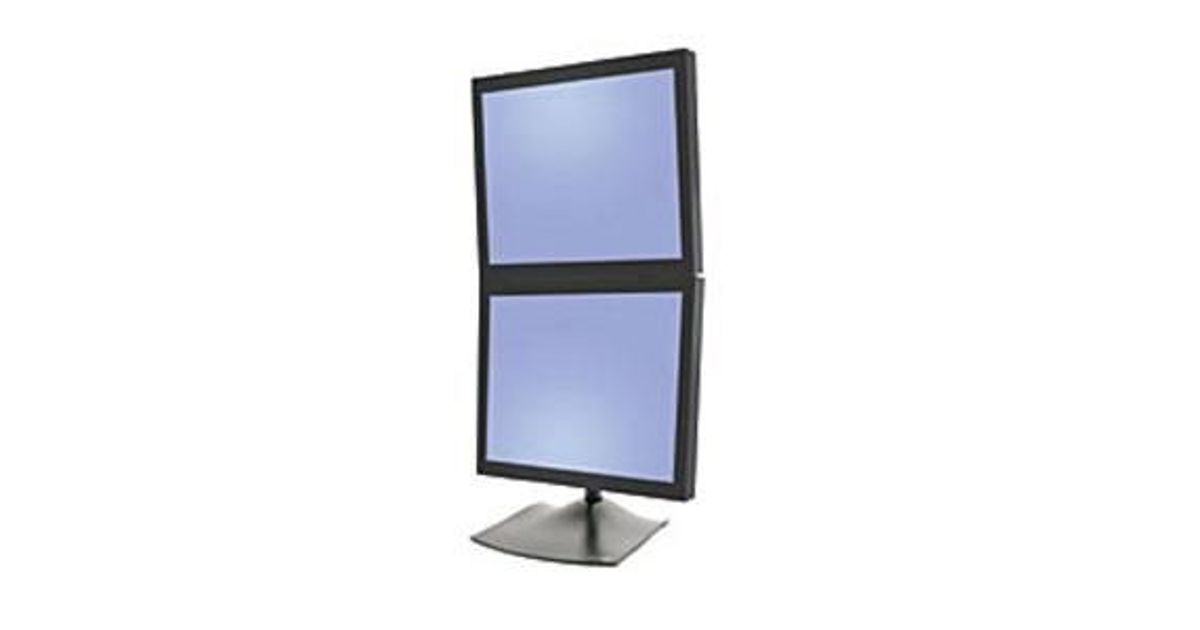 Ergotron DS Series DS100 Dual Monitor Desk Stand, Vertical 61 cm (24 ...