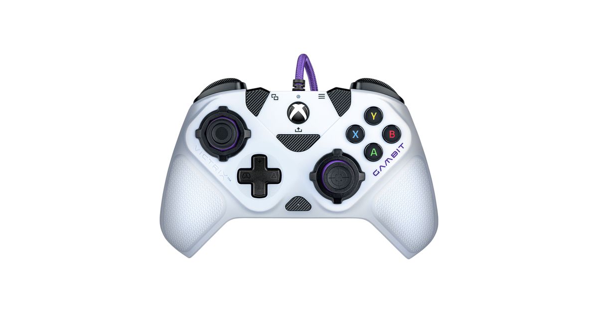 Victrix Gambit Musta, Valkoinen USB Pad-ohjain Analoginen/Digitaalinen ...