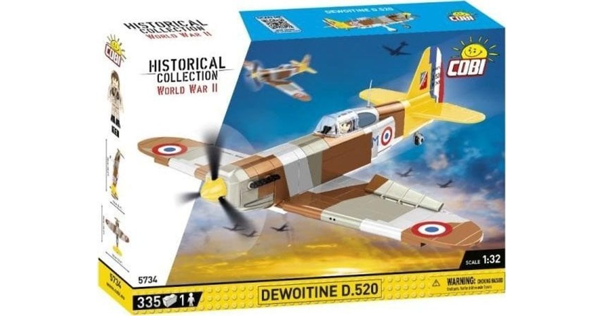 Cobi COBI 5734 Historical Collection WWII French Dewoitine D.520 ...