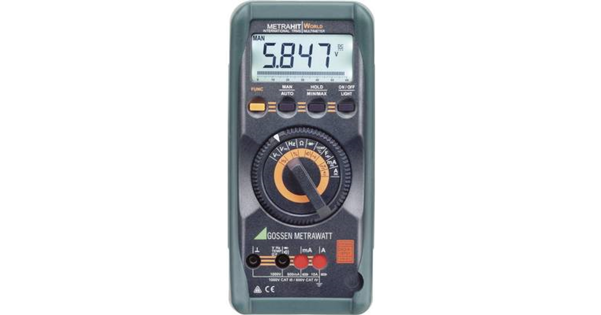 GOSSEN METRAWATT Hand-Multimeter digital METRAHIT World DAkkS ...