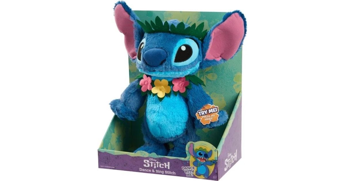 STITCH SUUR MASCOT Interaktiivne mänguasja Lilo ja Stitch tantsud ja ...
