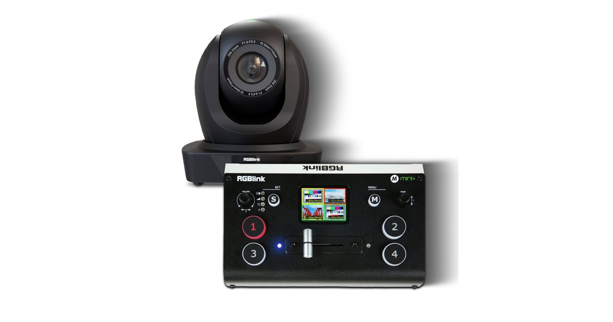 RGBLink RGECP-06 EcoSystem PTZ Camera SET, consisting of RGBLink Mini+ ...