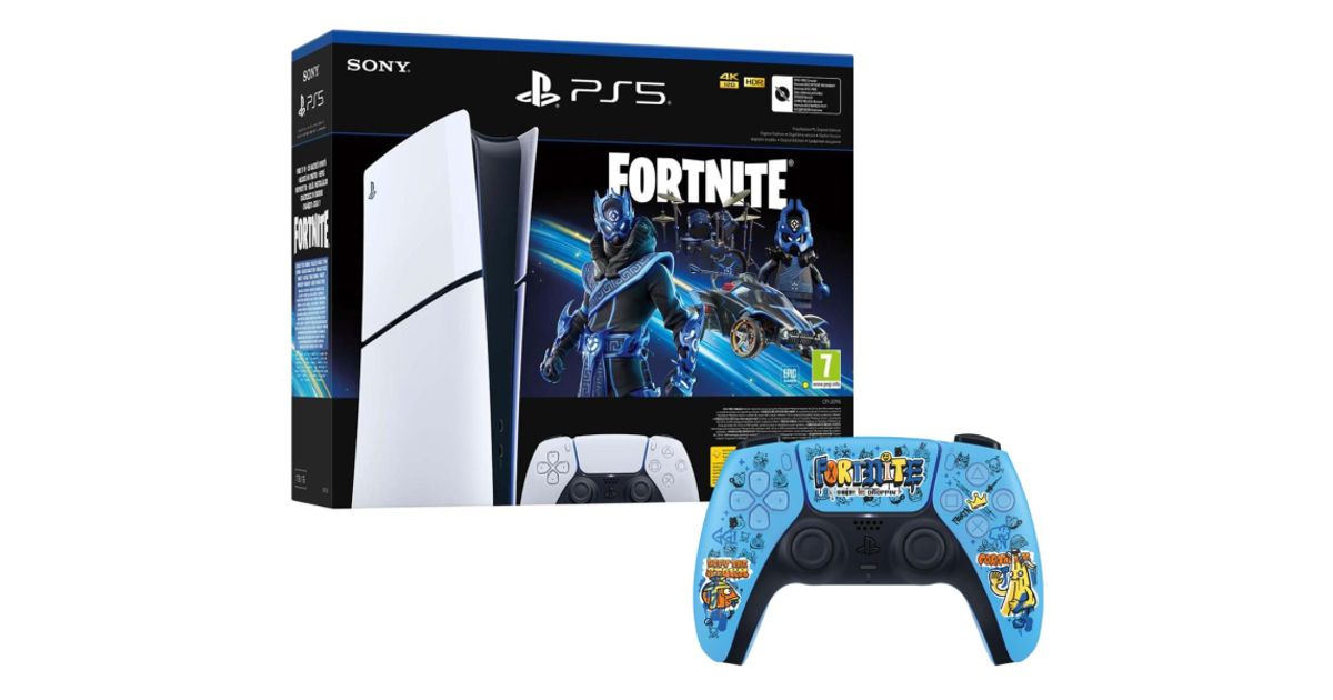 Sony PlayStation 5 Slim Digital (Fortnite Cobalt) + Fortnite pad - Sony ...
