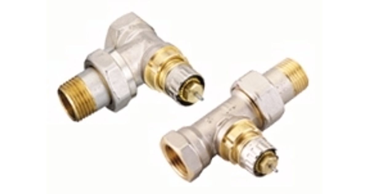 Danfoss RA-N 15 shut-off radiator valve for radiators with built-in ...
