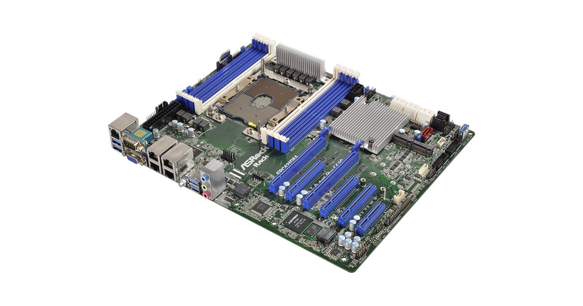 Asrock EPC621D8A motherboard Intel® C621 LGA 3647 (Socket P) ATX ...