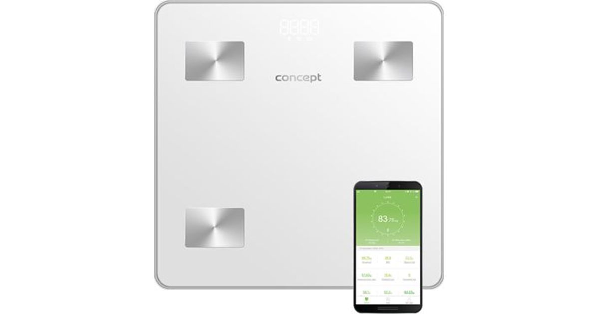 Concept VO4000 personal scale Rectangle Silver Electronic personal ...