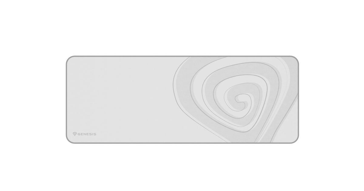 GENESIS Carbon 400 XXL Mänguri hiire padi Hall, Valge - Hiirematid ...