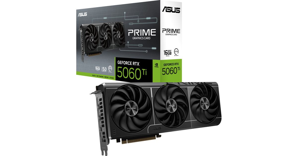 Graphics card Asus Prime GeForce RTX 5060 TI 16GB GDDR7 DLSS4 (Prime ...
