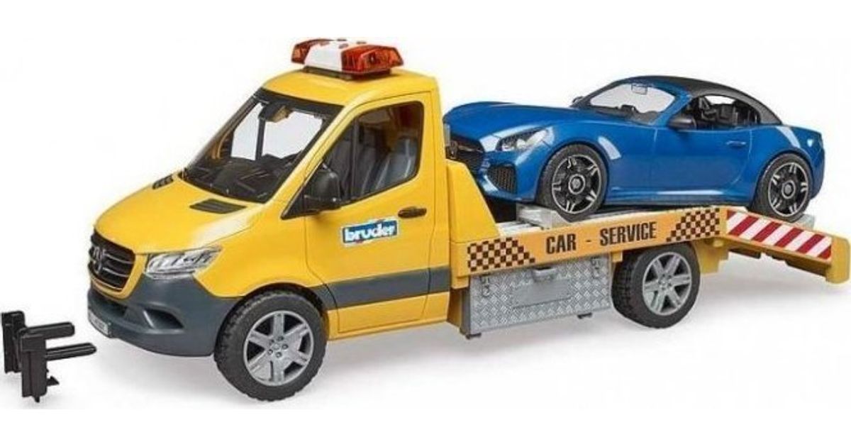 Bruder Bruder MB Sprinter car transporter with light & sound module ...