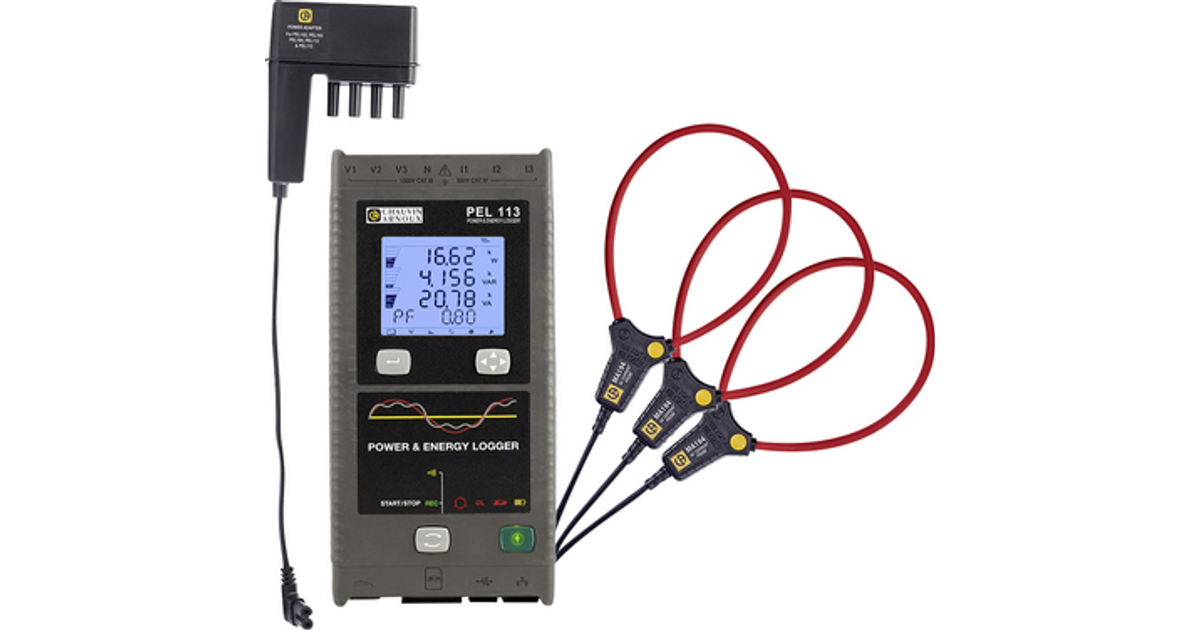 Chauvin Arnoux Pel 113 Set Network Diagnostics 3-Phase Clamp Meter ...