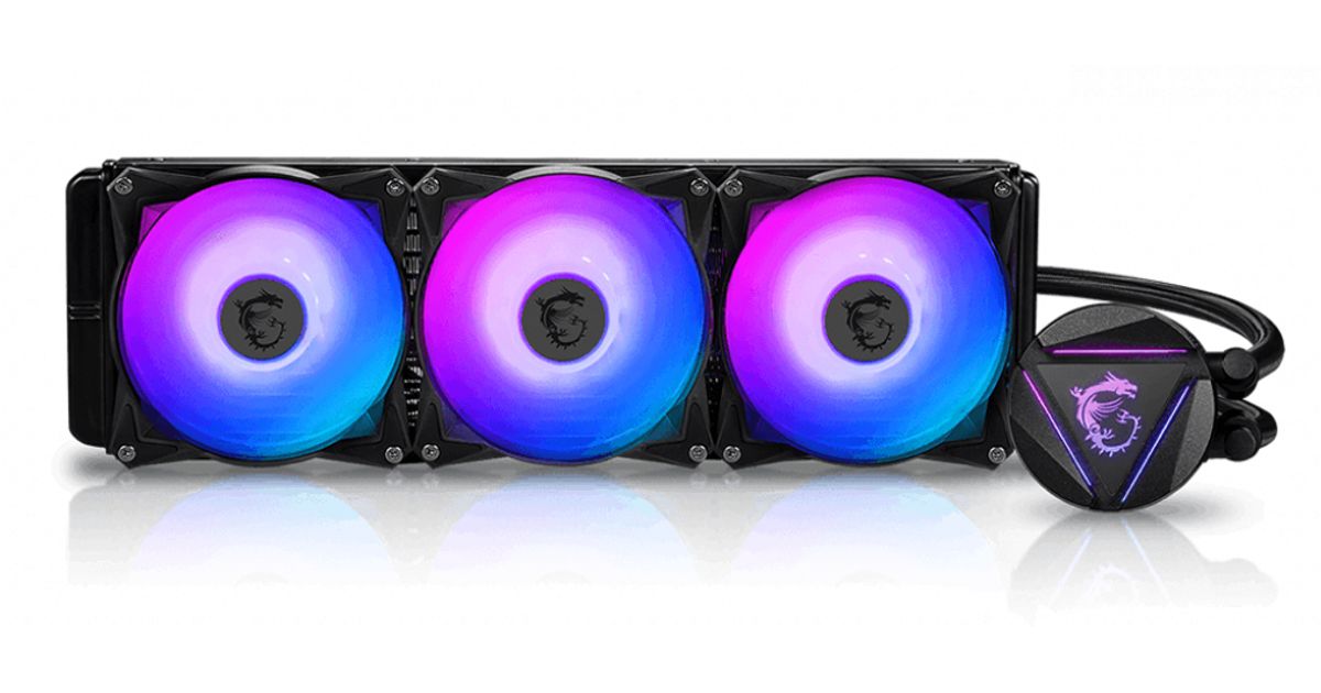 MSI MAG CORELIQUID 360R V2 Liquid CPU Cooler '360mm Radiator, 3x 120mm ...