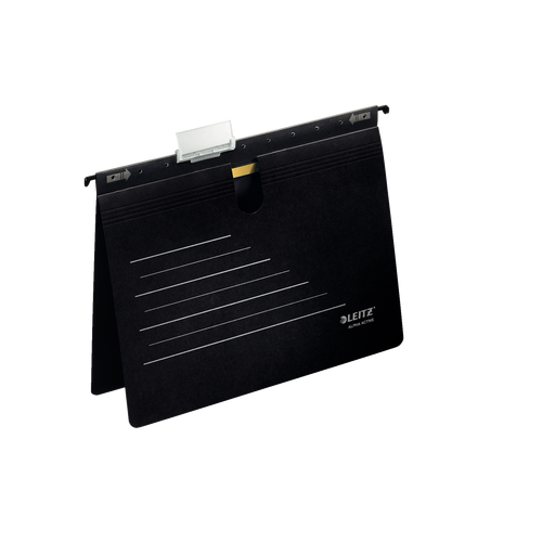 Leitz Alpha Active hanging folder A4 Cardboard Black 5 pc(s) - MT Shop