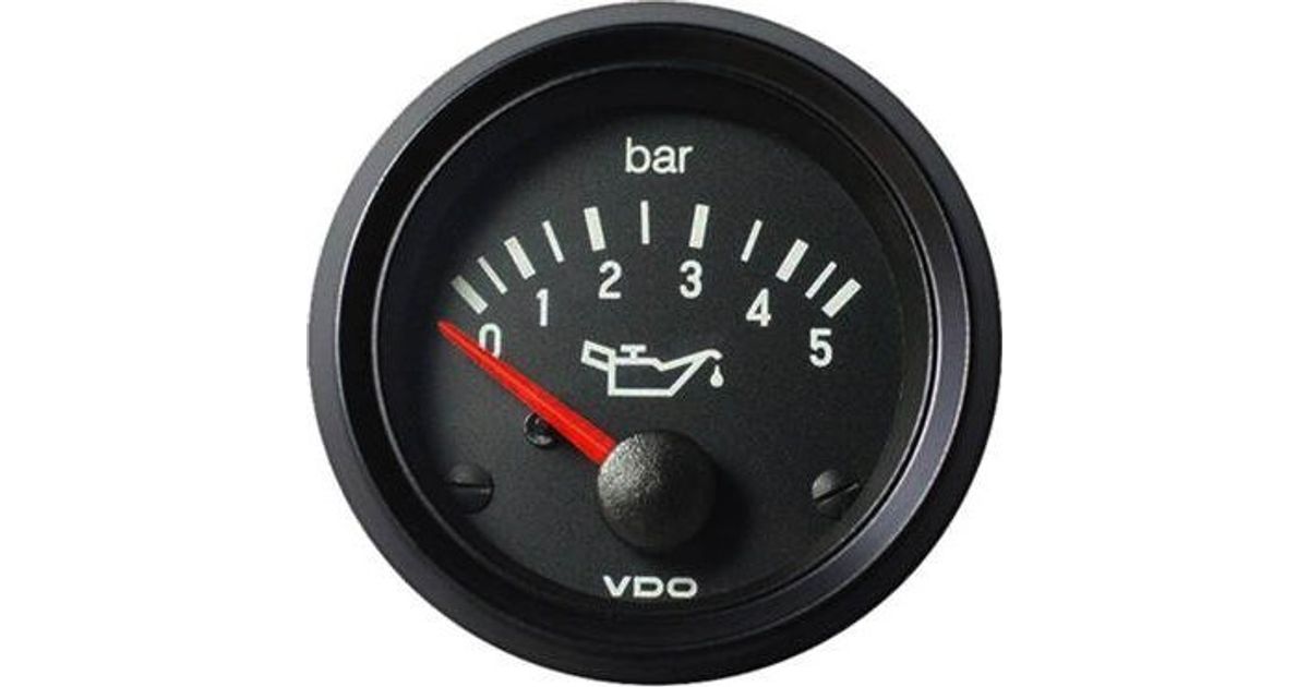 VDO VDO clock 52mm - Oil pressure 5 Bar 12V - Testrid ja multimeetrid ...