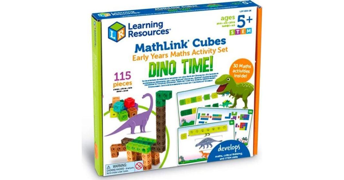 Learning Resources Blocks Math Cubes MathLink Cubes - Baby / toddler ...