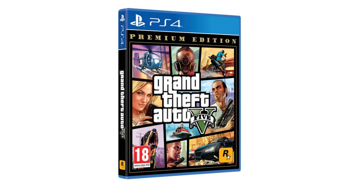 PlayStation Grand Theft Auto V Premium Edition PL - Sony Playstation 4 ...