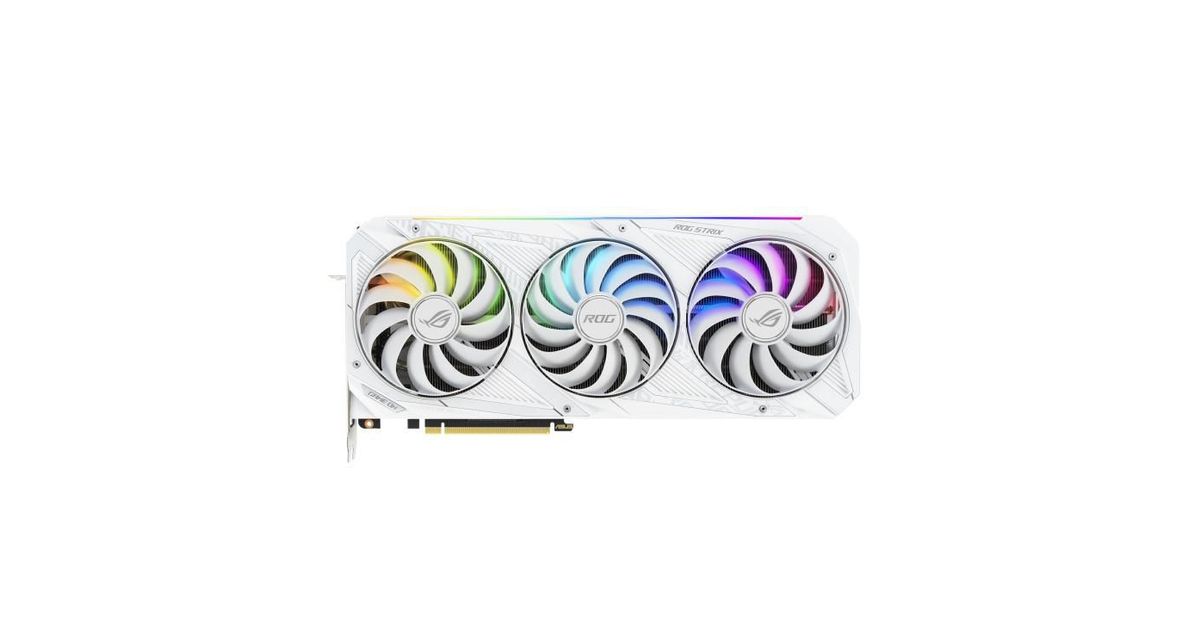 ASUS ROG GeForce RTX 3070 V2 White Edition NVIDIA 8 GB GDDR6 ...