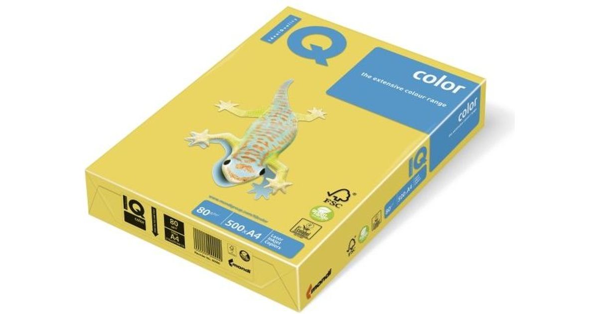 IQ Color Photocopier paper Maestro Color A4 160g canary 250 sheets - MT ...