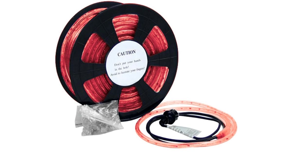 Rubberlight RL1-LED Light Tube, 44m, red, 230V, Ø13mm, 1-Channel ...