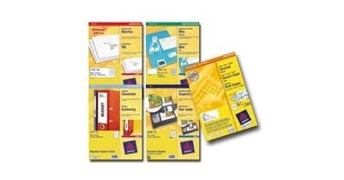 Avery Computer Labels 5103 88.9X48.4 1B kleebisetikett 3000 tk - Valged ...