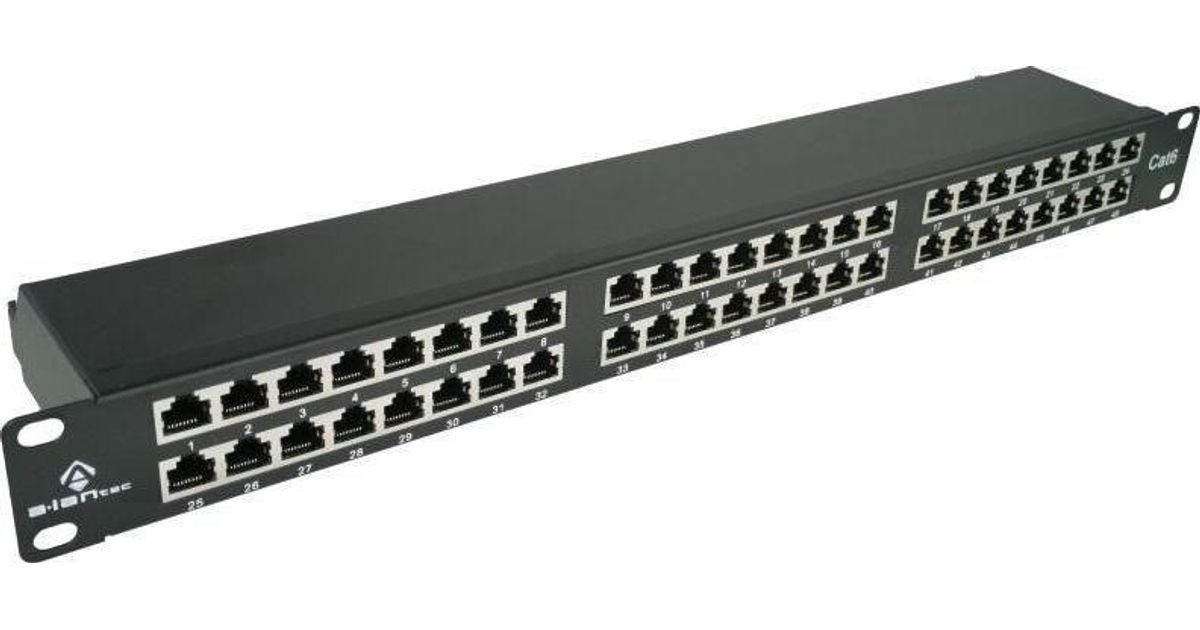 Alantec Patch Panel STP Alantec 48 port cat.6 19 "/ 1U - MT Shop