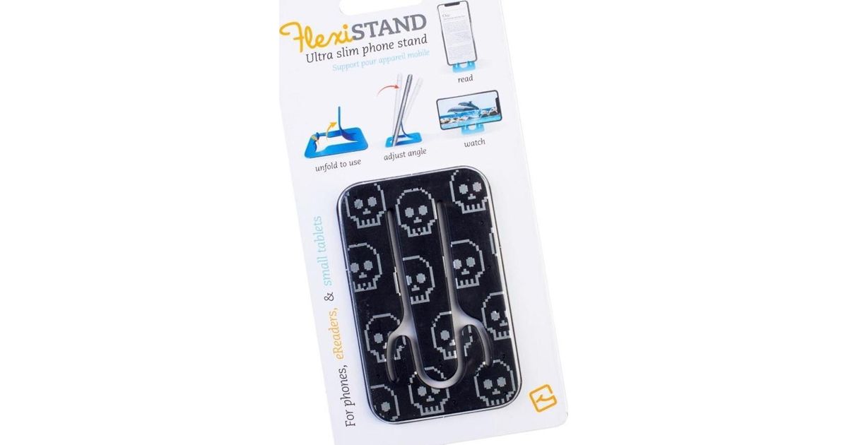 Podstawka Thinking Gifts FlexiStand podstawka pod telefon - Skull ...