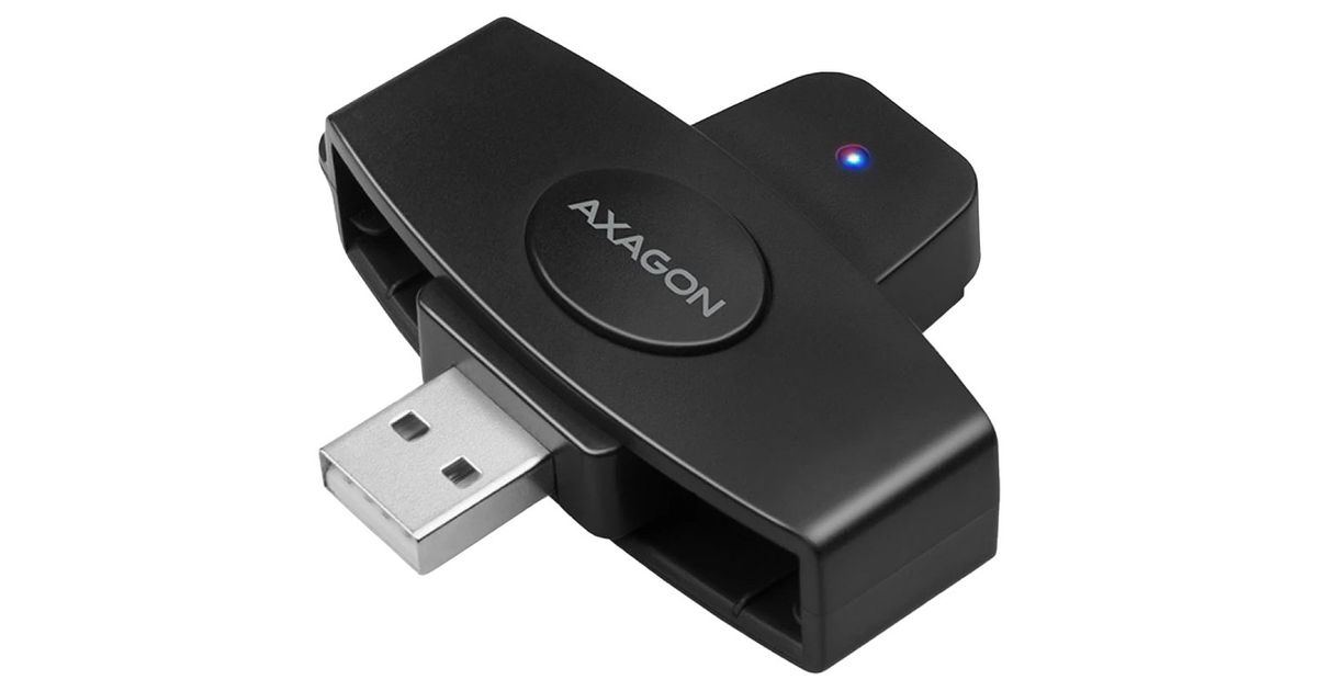 Axagon CRE-SM5 kiipkaardilugeja Hoonesisene USB USB 2.0 Must - MT Shop