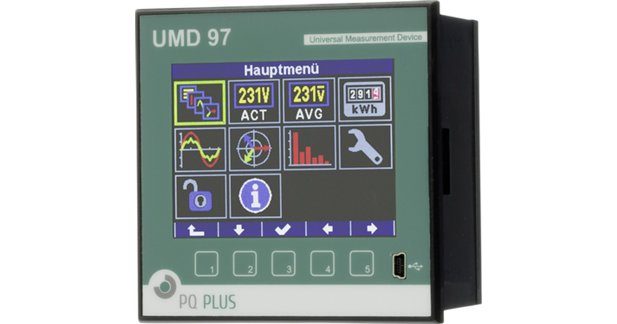 Pq Plus Umd 97E Digital Rack-Mount Meter Universal Measuring Device ...