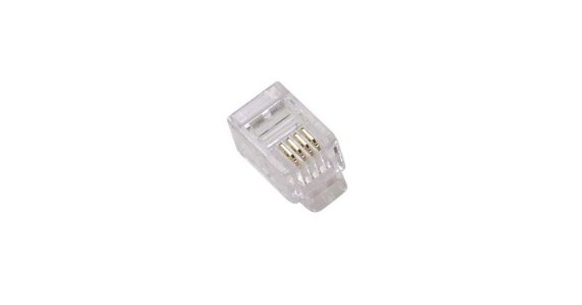 Plug; Rj11; Pin: 4; Pin Layout: 6P4C; Idc,Crimped; For Cable - MT Shop