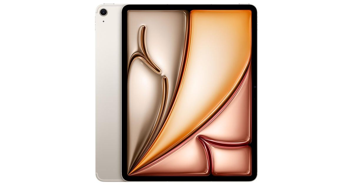 Apple iPad Air 13'' (2024), M2, 128 GB, WiFi + 5G, starlight - Tablet - Apple iPad - Apple iPad ...