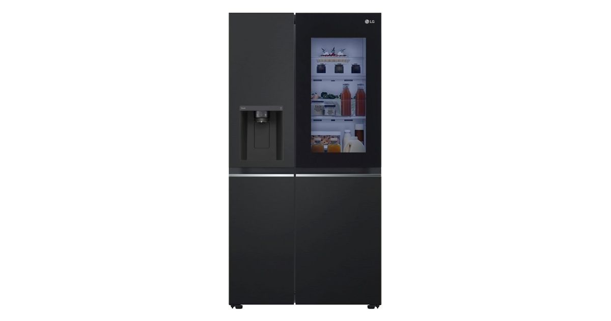 LG InstaView GSGV80EPLL side-by-side refrigerator Freestanding 635 L E ...